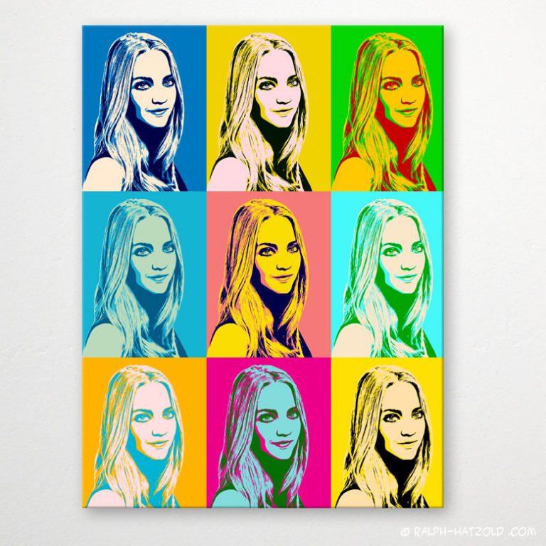 Pop Art Bilder vom eigenen Foto - Leinwand Portraits personalisiert